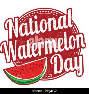 National watermelon day. National watermelon day in 3d style. Vector ...