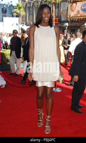 Lisa Leslie at the 2007 ESPY Awards - Press Room held at the Kodak ...