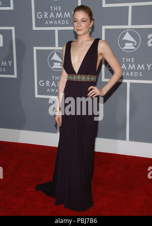 Leann Rimes arriving at the 49th Annual Grammy's at the Staples Center ...