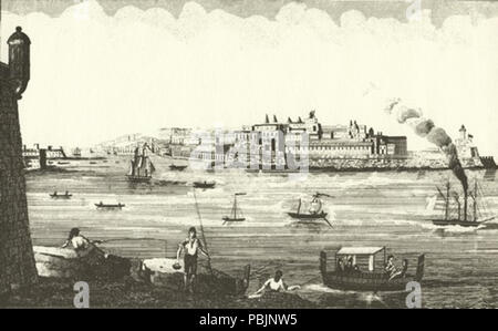 Windmill Fort Ricasoli Stock Photo - Alamy