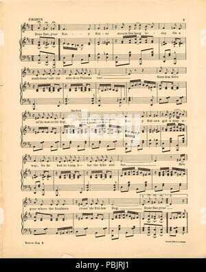 Yellow Dog Rag 1 Stock Photo - Alamy