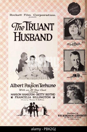 The Truant Husband (1921) 1 Stock Photo - Alamy