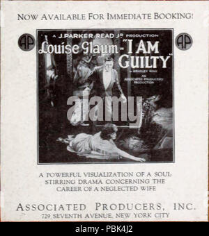 I Am Guilty (1921) 16 Stock Photo - Alamy