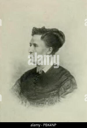 A portrait of President Ulysses Grant's wife, Jullia Dent Grant Stock ...