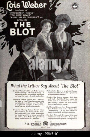 The Blot (1921) 4 Stock Photo - Alamy