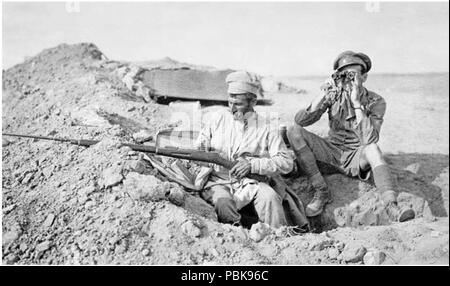 1144 Ottoman soldiers with captured Russian machine gun2 Stock Photo ...