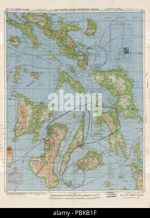 AAF cloth chart--Philippine series 1944 by United States. Aeronautical ...