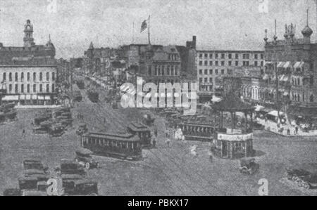 Lima public square, circa 1921 Stock Photo - Alamy