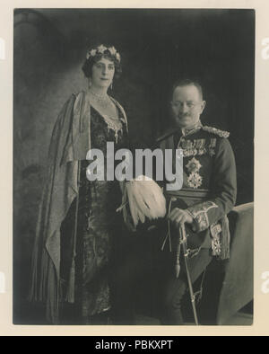 A formal portrait of Lord and Lady Byng, this image captures the ...