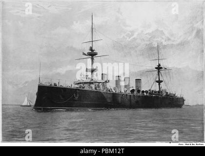 The HMS Terrible, a British Royal Navy ship, is documented in this ...