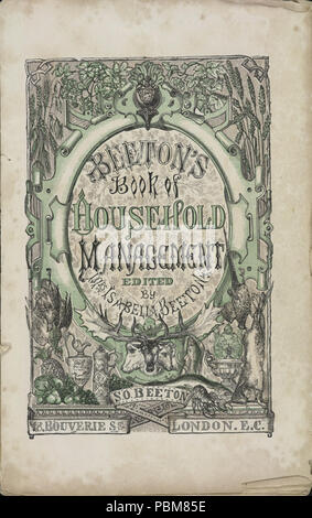 Mrs. Beeton's Book of Household Management (80 Stock Photo - Alamy