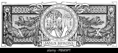 Janus, the ancient Roman god of beginnings and transitions (gates ...