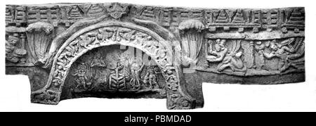 Katak Ananta Gumpha relief of tree worship Stock Photo - Alamy