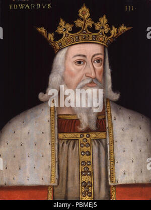 This historical portrait of King Edward III of England captures the ...