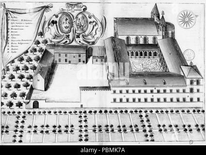 *Abbaye Saint-Pierre du Mas-Garnier*, featured in *Monasticon ...