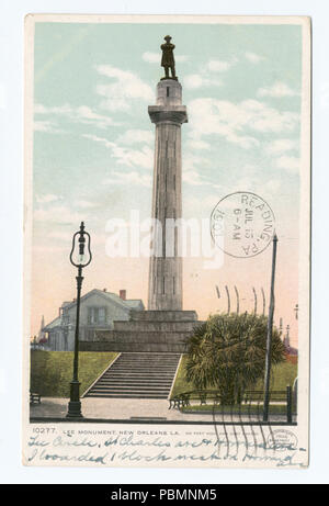 894 Lee Monument, New Orleans, La (NYPL b12647398-62255 Stock Photo - Alamy