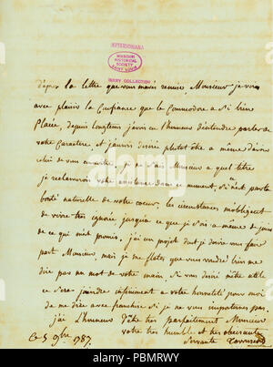 910 Letter signed Madame Townsend to Thomas Jefferson, November 13 ...