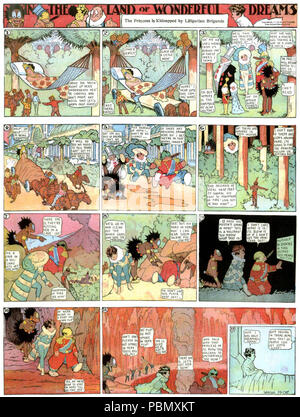 A 1913 edition of the comic strip 'Little Nemo in Slumberland,' created ...