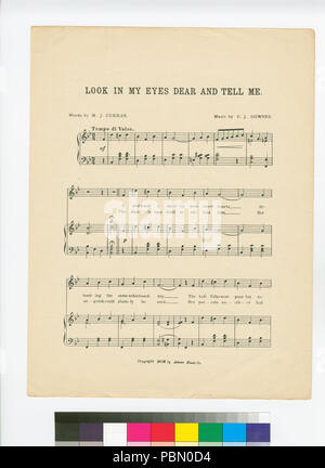 934 Look in my eyes dear and tell me (NYPL Hades-609176-1940767 Stock ...