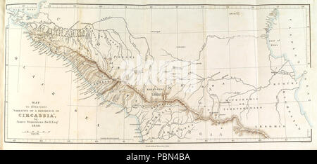 Map of Circassia Wellcome L0040021 Stock Photo - Alamy
