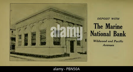 Marine National Bank King's Guide to Wildwood 1915 Stock Photo - Alamy