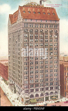 The Masonic Temple in Chicago is an iconic building known for its grand ...