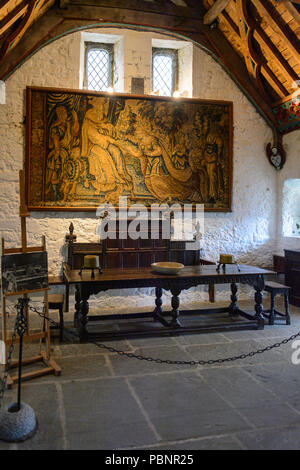 CASHEL, IRELAND - JULY 12, 2016: Interior of Chapel of King Cormac Mac ...
