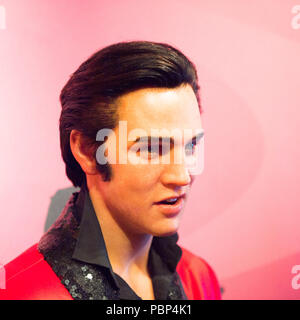 Wax Elvis Presley at Madame Tussaud s Wax Museum Las Vegas, Nevada ...