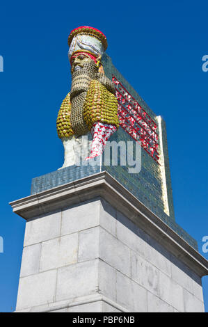 'Lamassu', a winged deity which guarded Nergal Gate at the entrance to ...