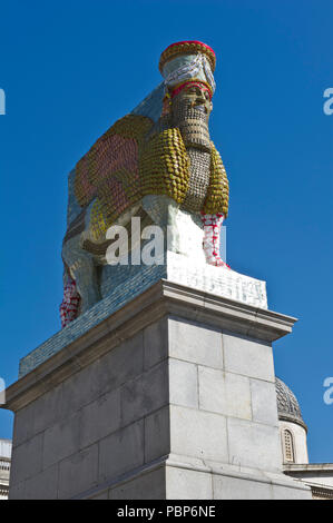 'Lamassu', a winged deity which guarded Nergal Gate at the entrance to ...