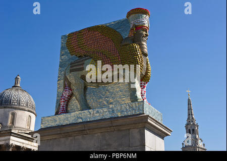 'Lamassu', a winged deity which guarded Nergal Gate at the entrance to ...
