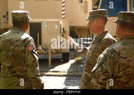 Lt. Gen. Aundre Piggee, left, Departement of the Army G-4, Washington ...