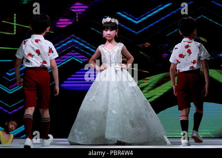 Zhengzhou, China. 30th July, 2018. Zhengzhou, CHINA-The kid model ...