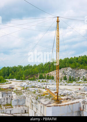Barre, Vermont, USA. july 2018. Rock of Ages, vermont, Granite Quarry ...