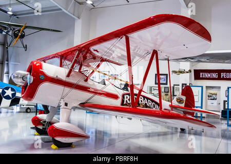 Super Stearman Red Baron at AZCAF, Mesa, AZ Stock Photo - Alamy