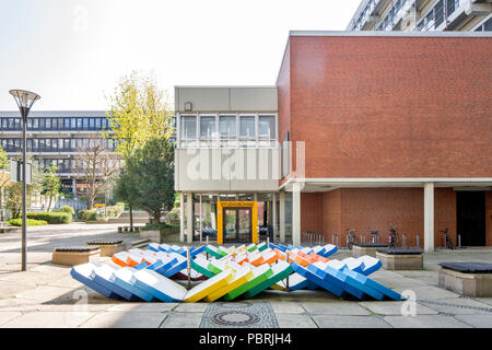 University of Paderborn, main campus, Paderborn, East-Westphalia, North ...
