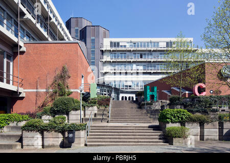 University of Paderborn, main campus, Paderborn, East-Westphalia, North ...