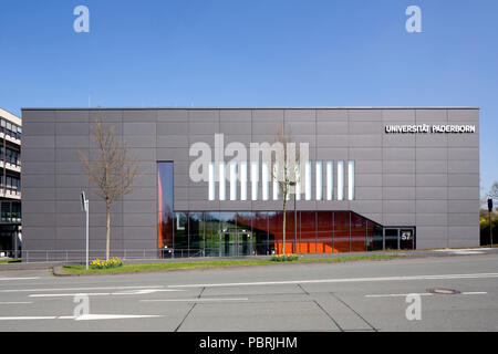 University of Paderborn, main campus, Paderborn, East-Westphalia, North ...