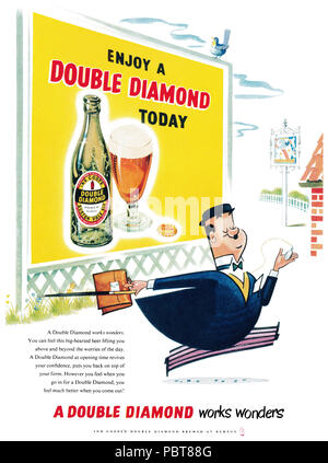 1954 British advertisement for Ind Coope Arctic Ale Barley Wine Stock ...