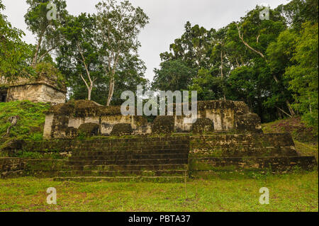 Mayan largest ceremonial complex. Tikal city, Lost World, Guatemala ...