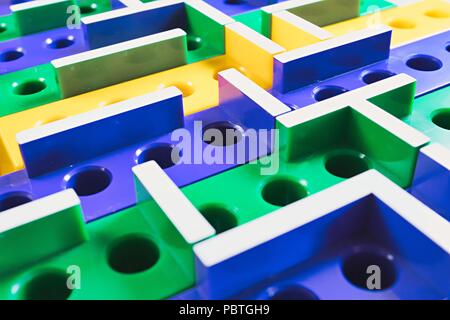 Plastic Maze Game Stock Photo - Alamy
