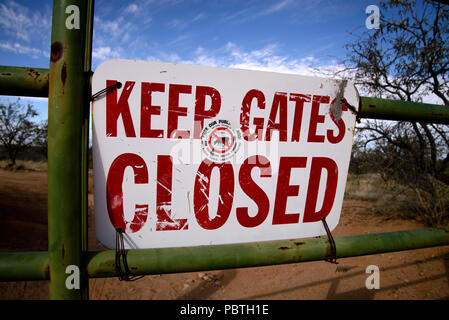 Signs opposing livestock grazing on public lands where cattle graze are ...