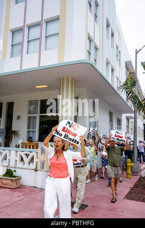 Miami Beach Florida,anti litter anti litter demonstration,community ...