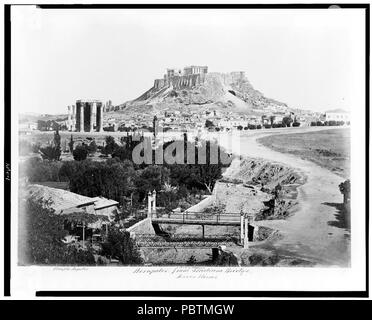 Acropolis from Stadium Bridge Stock Photo - Alamy