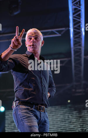 Rome, Italy. 29th July, 2018. The comedian actor Biagio Izzo during ...