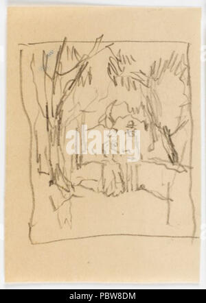 Couple under trees (Malevich, End of 1920s Stock Photo - Alamy