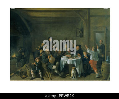 A Family Merrymaking Stock Photo - Alamy