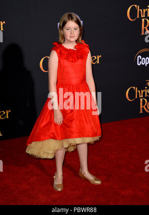Bronte Carmichael at Disney's World Premiere of "Christopher Robin ...