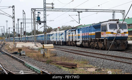 Pondicherry railway station Stock Photo - Alamy