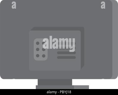modern tv back isolated icon Stock Vector Image & Art - Alamy